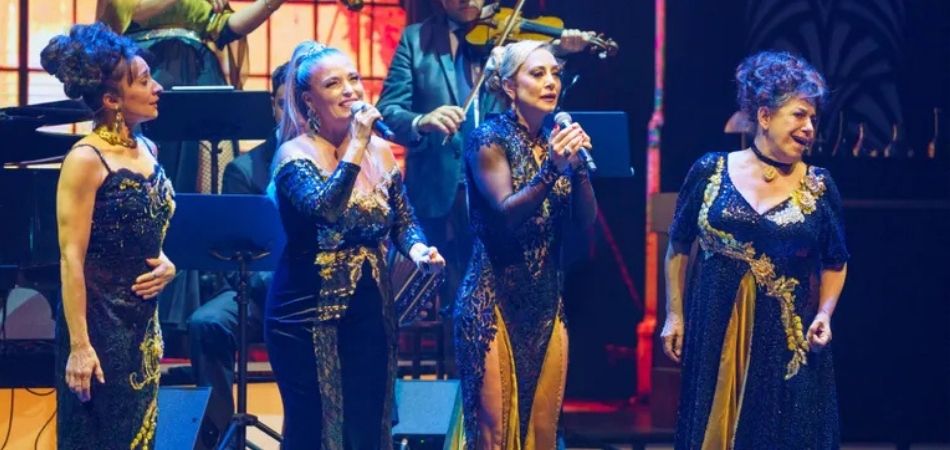 Julia Calvo interpreta a Nelly Omar en el nuevo show "Ellas son Tango"